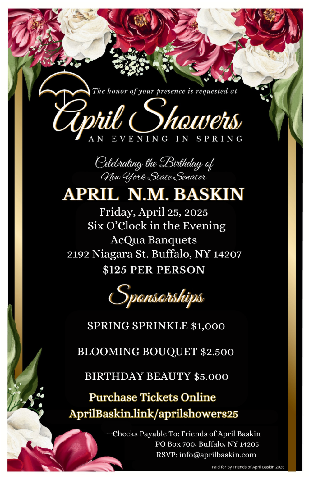 April Showers- Celebrating the Birthday of NYS Senator April N.M ...